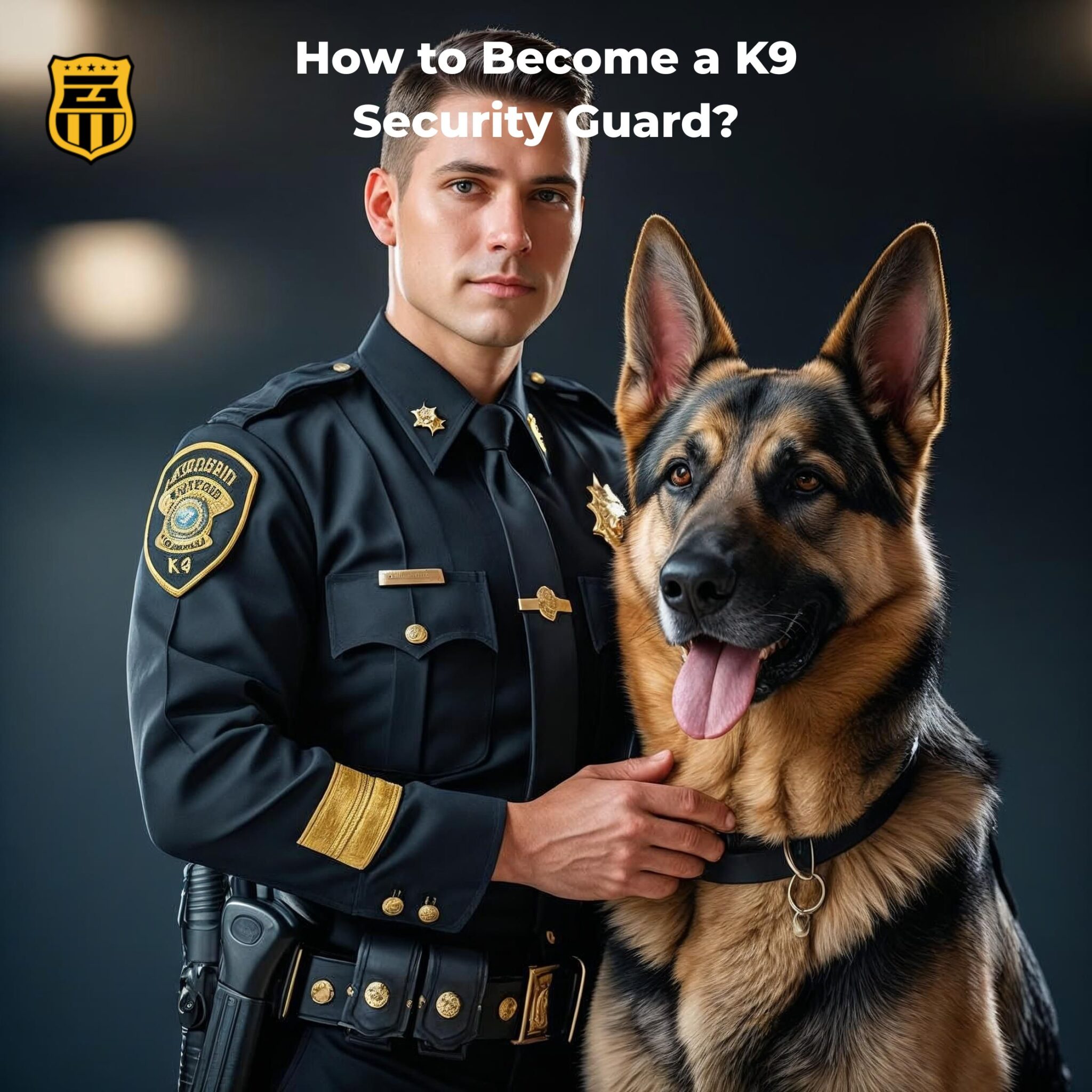 How to Become a K9 Security Guard?