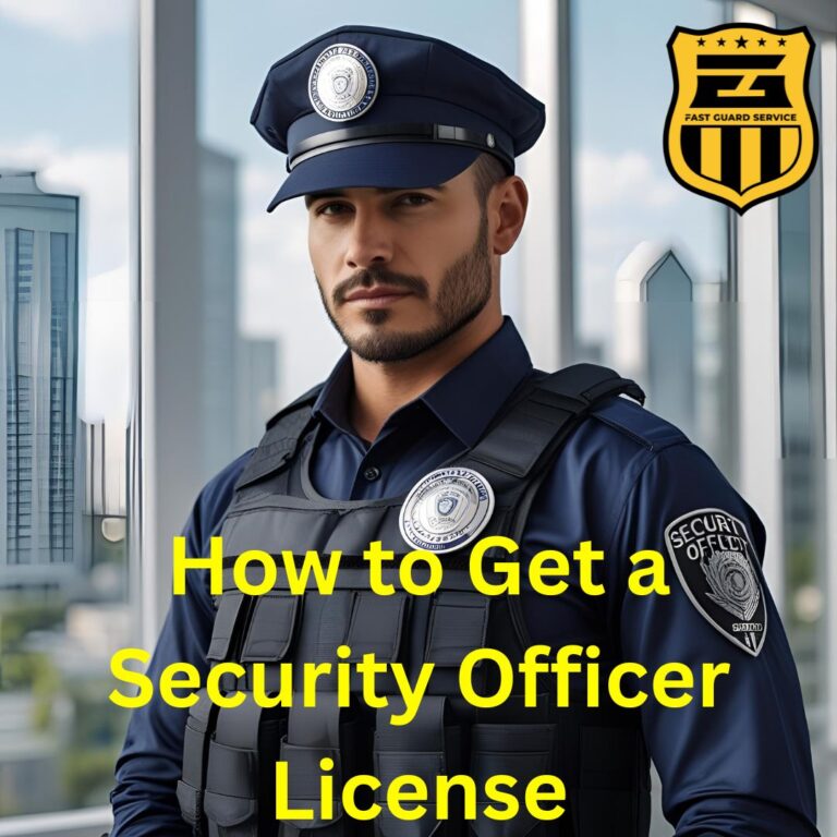 How to Get a Security Officer License